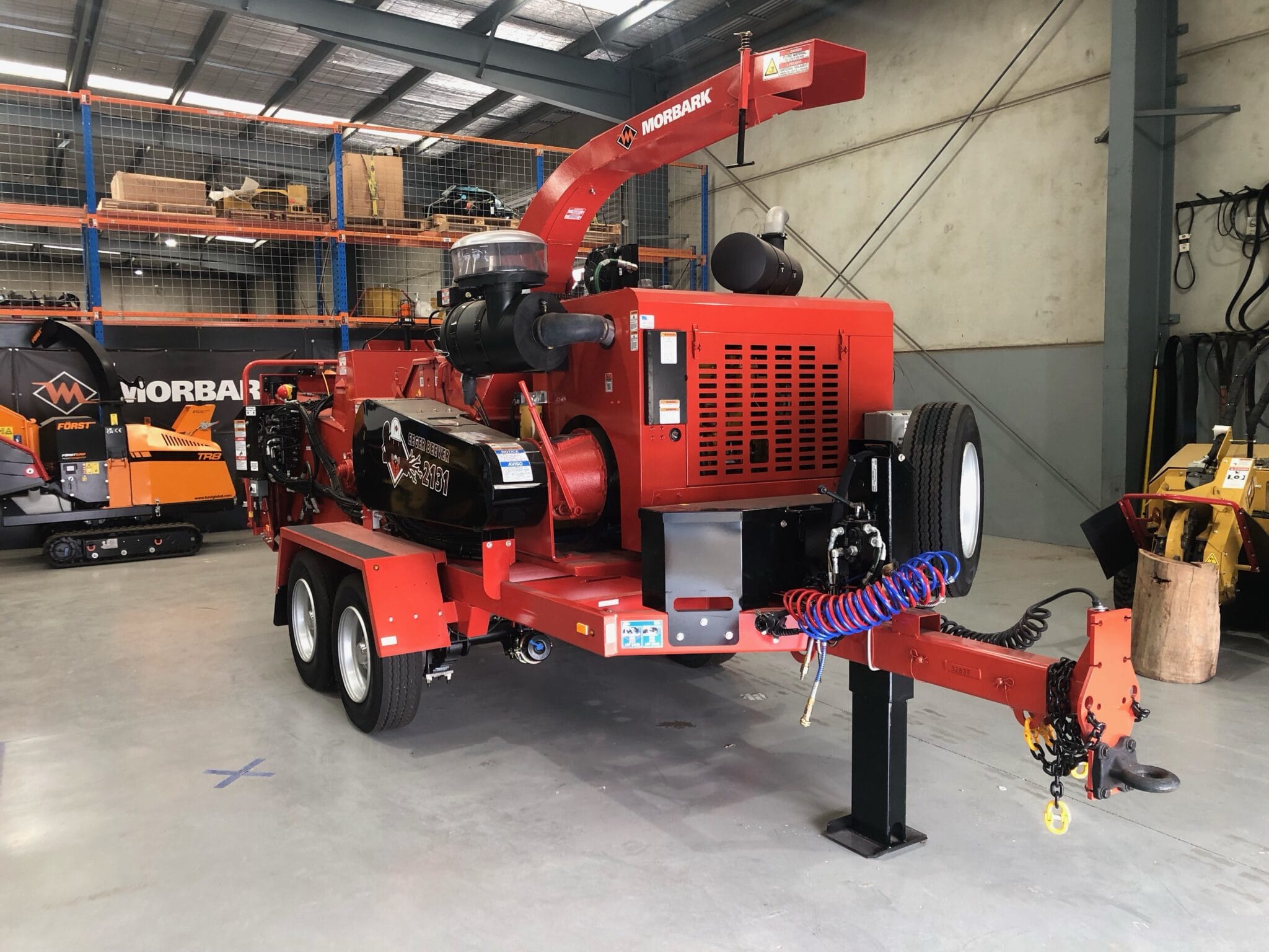 Morbark Beever 2131 Diesel Wood Chipper — Monitor