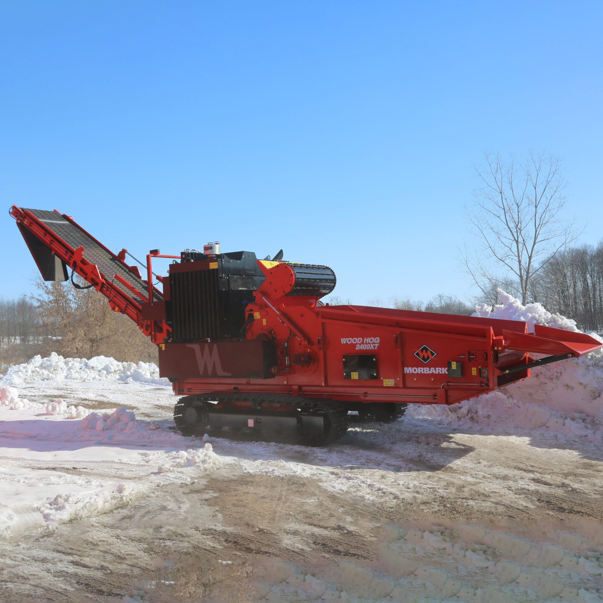 Morbark Beever 2400X Wood Hog Horizontal Grinder — Monitor