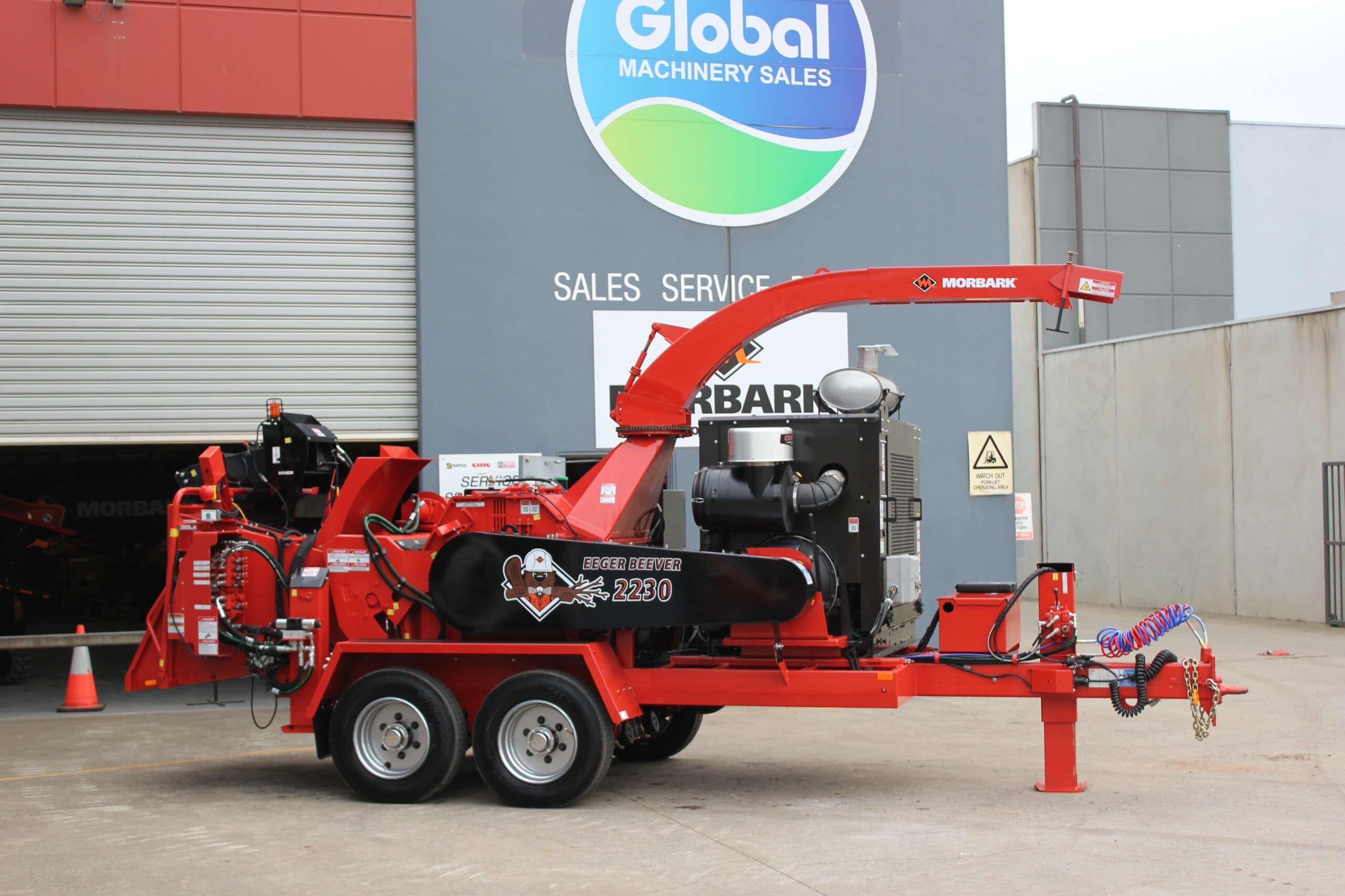 Morbark Beever 2230 Diesel Wood Chipper — Monitor