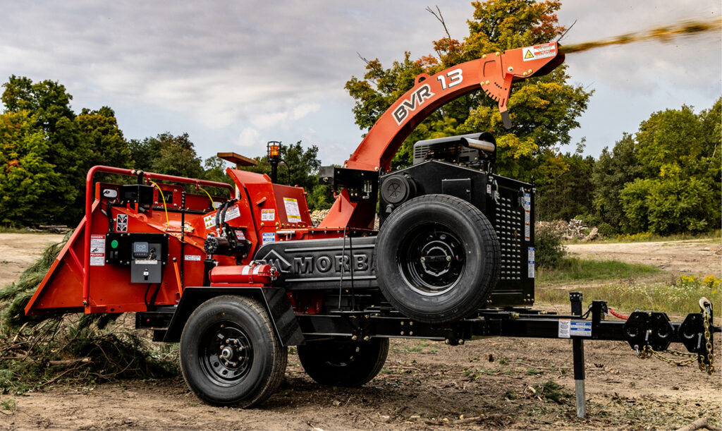Morbark BVR13 Wood Chipper — Monitor