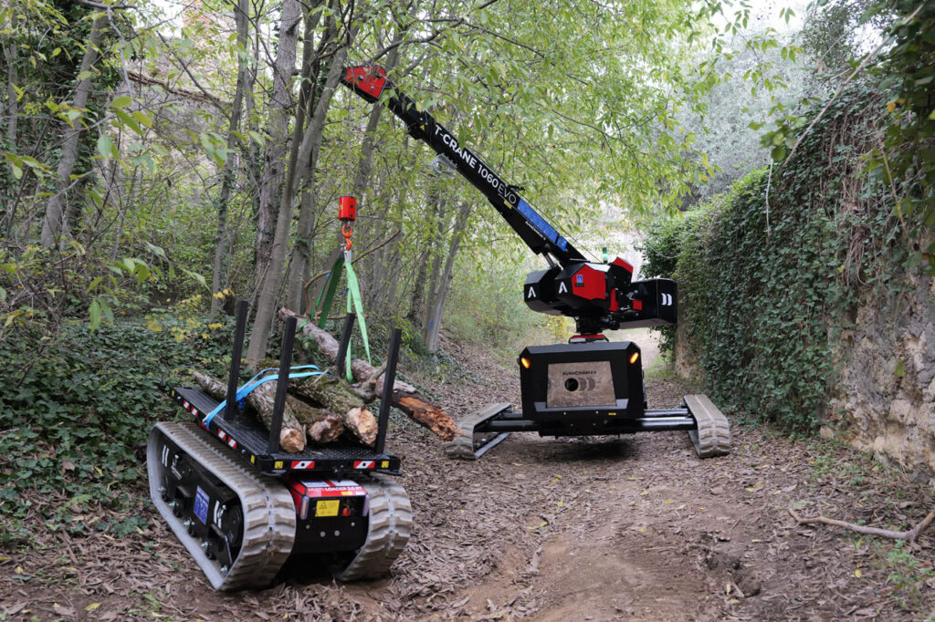 T-Crane 1060 RT Crawler Carrier — Monitor